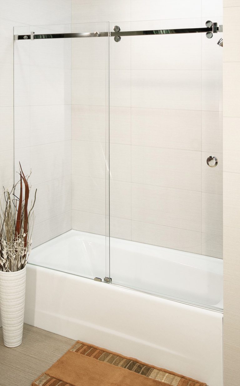 Premium Sliding Bathtub Glass Shower Enclosure and Door